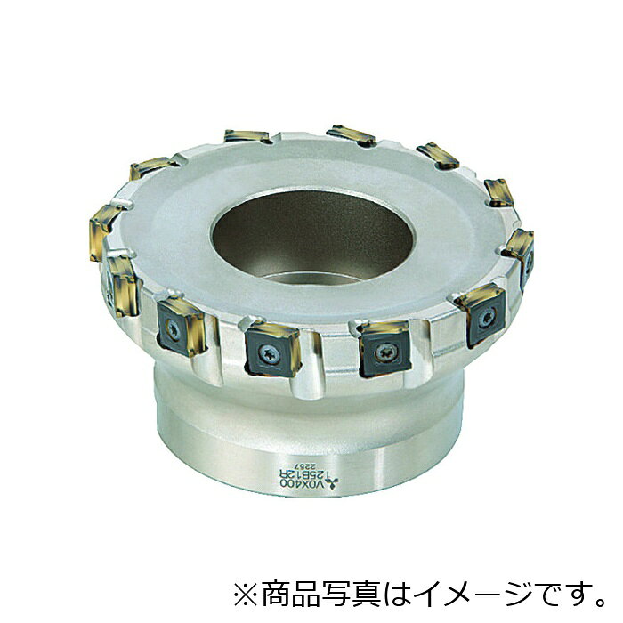 ●刃先交換式切刃強化型鋳鉄肩削りフライスカッタ　VOXシリーズ　ボディ 質量・質量単位 ●470.0g 【メーカー名】三菱マテリアル（株） 【メーカー品番】VOX400-050A03R