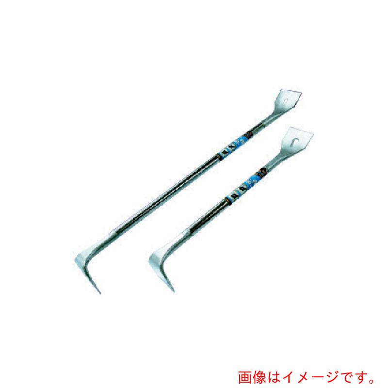 特長 ●パイプ・クロームメッキ仕様で、軽量で、クリーンルーム等でも使用しやすいです。 用途 ●釘抜に ●腰板・床板等の取外し作業等にテコとして幅広く使用できます 仕様 ●全長(mm)：600 材質 ●機械構造用炭素鋼/焼入鋼管 質量・質量単...