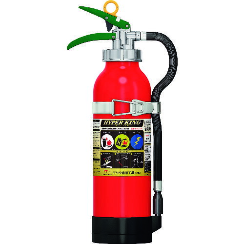 特長 ●軽くてサビにくいアルミ製消火器です。 ●アルミを採用することで従来品に比べ19％軽量化し、より扱いやすさを実現しています。 ●キズを防ぐため、底部に樹脂加工を施しています。 用途 ●自動車用。 ●適用火災：普通火災・油火災・電気火災...