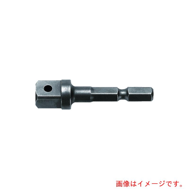特長 ●電動ドライバーなどでもインパクトソケットの使用を可能にすることができます。 ●ピン・リングが不要なボール止め付です。 用途 ●電動ドライバーなどでボルト・ナット・ねじなどを締め付ける時の補助工具。 仕様 ●差込角(mm)：6.35 ...