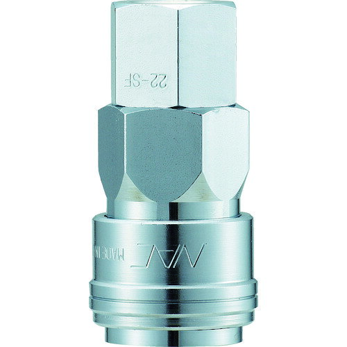特長 ●ALタイプ20型を差し込むだけのワンタッチ接続です。ALタイプ20型より流量最大15%以上増量タイプです。 ●ワンタッチで接続、取り外しができます。 用途 ●工場内のエアー配管や空気工具用。 仕様 ●最高使用圧力(MPa)：1.0 ...