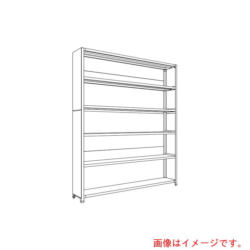 特長 ●軽量物を保管する棚です。 ●格納物に対応した様々なタイプがあります。 ●背板・側板付棚 仕様 ●間口(mm)：1800 ●奥行(mm)：300 ●高さ(mm)：2100 ●棚段数(段)：6 材質 ●本体：スチール（水溶性塗料電着塗装...