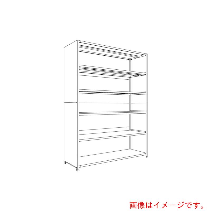 特長 ●軽量物を保管する棚です。 ●格納物に対応した様々なタイプがあります。 ●背板・側板付棚 仕様 ●間口(mm)：1800 ●奥行(mm)：600 ●高さ(mm)：2400 ●棚段数(段)：6 材質 ●本体：スチール（水溶性塗料電着塗装...