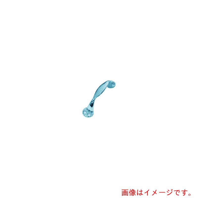 特長 ●デザインに優れた握りやすいハンドルです。 用途 ●産業機械、キャビネット用。 仕様 ●全長(mm)：97 ●全高(mm)：25 ●径(mm)：12 ●取付ピッチ(mm)：83 ●穴径(mm)：3.5 ●色：クローム ●2穴ピッチ(m...