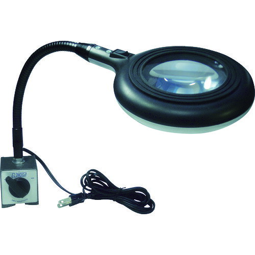 特長 ●スタンド本体(LED6000)とLEDスタンド用レンズユニット(LED0300)のセット商品です。 ●レンズを外す事もできます。 ●マグネット付LED拡大鏡です。 ●工場用照明と拡大鏡付照明を兼用できます。 仕様 ●明るさ(lm)：...