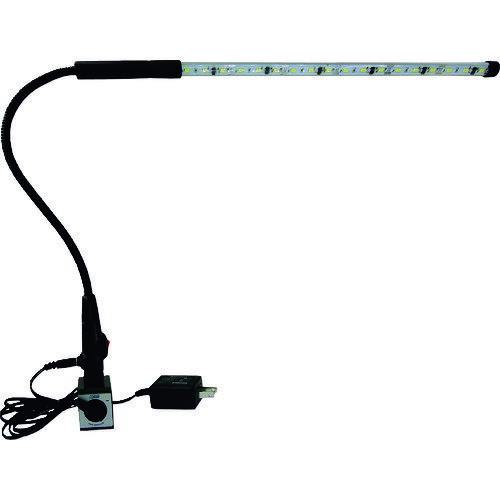 特長 ●温白色の柔らかい色合いのLEDライトです。 ●先端のLEDライトが交換できるセパレートタイプです。 ●ライト部に直接電源アダプターを差しこみ、手に持って使用することもできます。 用途 ●商品検査など、手元の照明に。 仕様 ●明るさ(...