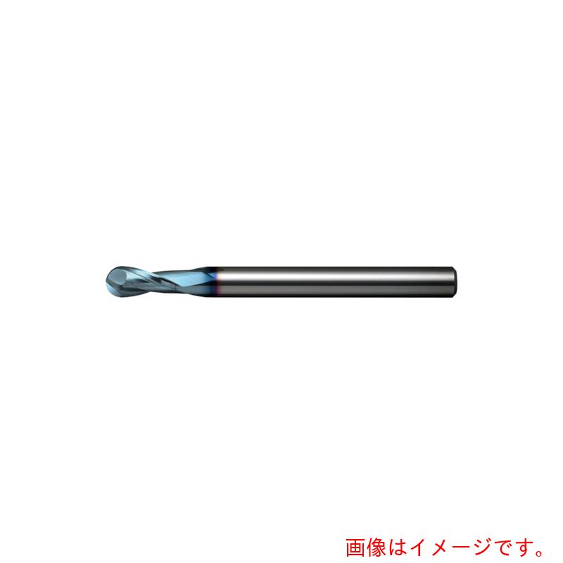特長 ●独自の刃形状により、コーナー部や側面加工時のビビリを抑制します。 用途 ●被削材：アルミ合金、銅、樹脂。 仕様 ●ボール半径RE(mm)：R0.75 ●最大切込みAPMX(mm)：1.1 ●機能長さLF(mm)：60 ●首下長さLH...