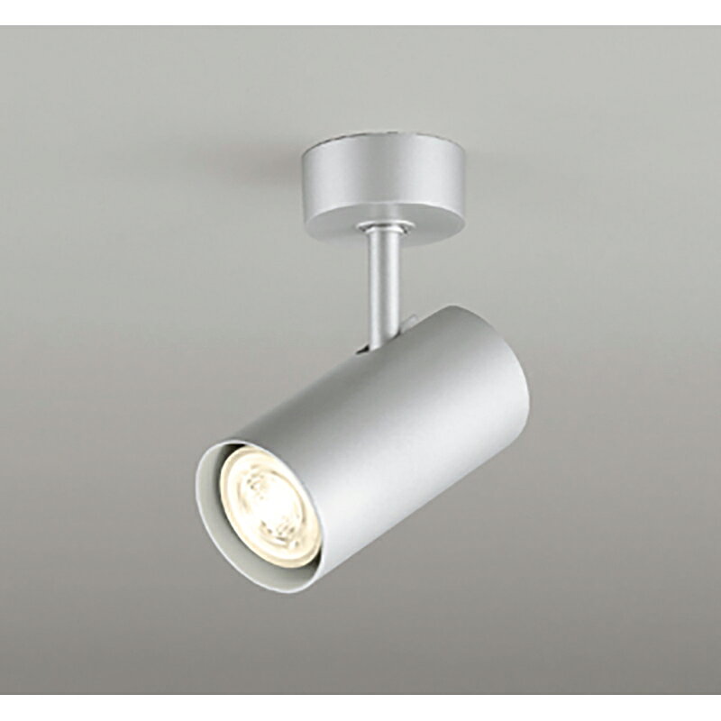 ●マットシルバー ●LED電球ダイクロハロゲン形Φ50非調光 5.8W、Φ50調光 5.8W・6W（E11） ●アルミダイカスト ●巾Φ65、長128 ●0.5kg ●首振90°、回転360° ●光源寿命40,000時間 ●壁面・天井面・傾...