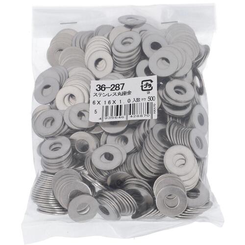 特長 ●ステンレス製ワッシャーです。 ●ステンレス製平座金 材質 ●ステンレス 質量・質量単位 ●593.0g 【メーカー名】（株）大里 【メーカー品番】36287