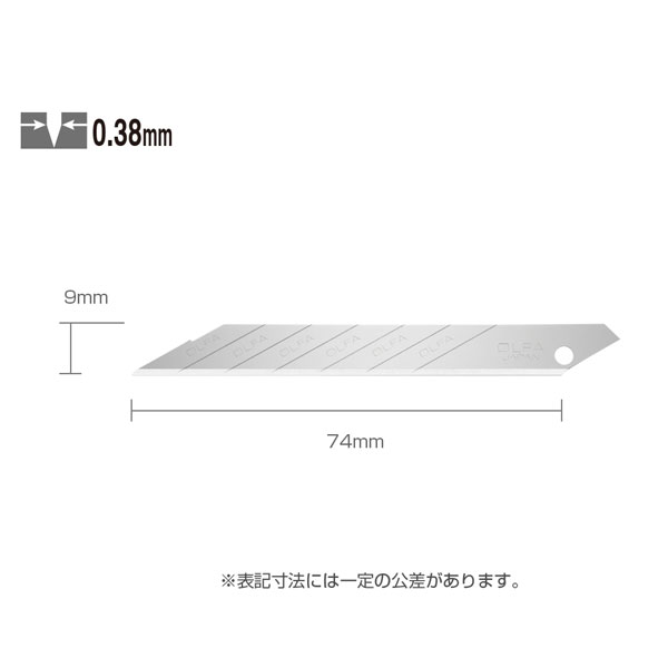●「細工用」カッターナイフ替刃。刃先角度が30度と鋭く、細かな作業に適した折る刃式の替刃です。 ●「細工用」カッターナイフ替刃です。刃先角度が30度と鋭く、細かい作業に適した、折る刃式の替刃です。10枚入り。 ●梱包形態： ブリスター ●材...