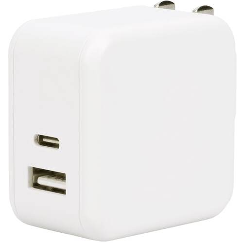 特長 ●PD35W高出力対応の「USB-C」ポートと、使い勝手の良い5V2.4A(12W)の「USB-A」ポートを各1つずつ搭載。 ●2ポート使用時合計32W(20W＋12W)で2台同時充電可能です。 仕様 ●幅(mm)：30 ●奥行(mm...