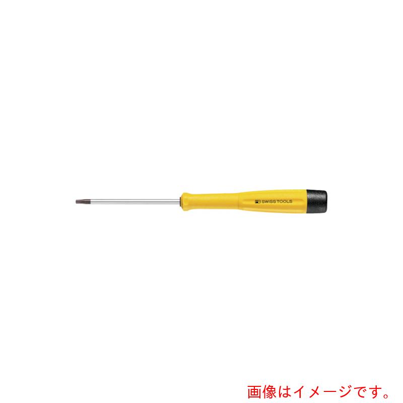 特長 ●弱電関連での作業に最適なESDタイプです。 ●静電気の帯電または放電が危険または損傷をもたらす可能性のある作業現場全般に適しています。 仕様 ●刃先：T15 ●軸長(mm)：80 ●全長(mm)：173 質量・質量単位 ●19.7g...