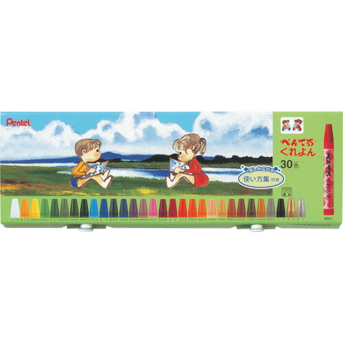 特長 ●濃く、鮮やかで、なめらかな描き味です。 ●環境にやさしい包装素材を使用しています。 ●くれよんの技法を紹介した「使い方集」付きです。 ●ボタンホック付きです。 ●リサイクル素材を使用し、CO2排出量を低減します。 ●30色 材質 ●...