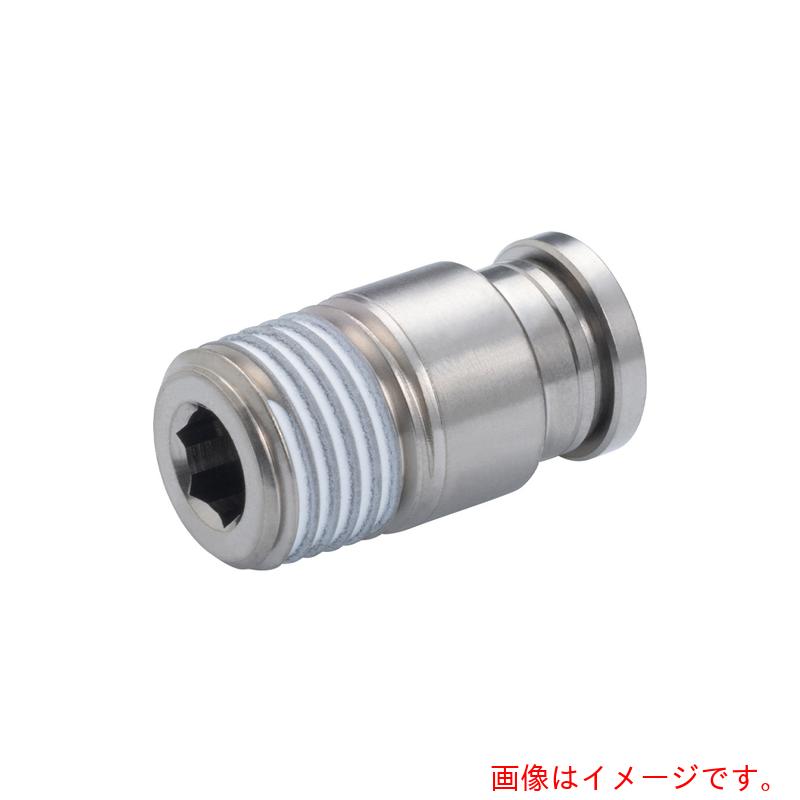 特長 ●本体に加え、開放リングも黄銅製の為、難燃性、耐スパッタ性に優れます。 ●カバー無しタイプです。 仕様 ●適合チューブ外径(mm)：10 ●接続口径：R3/8 ●六角対辺(mm)：6 ●最高使用圧力(MPa)：1.0 ●使用流体：空気...