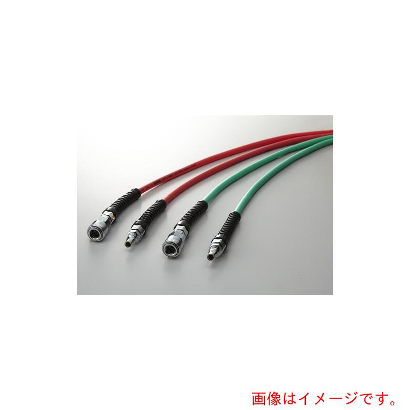 特長 ●柔軟・軽量で操作性に優れています。 ●当社テクノフレックスと比べ、約2倍の滑り性があります。 ●ホースガード付きで折れにくいです。 ●金具　ソケット：SOCL6.5（ワンタッチロックタイプ）　プラグ：DPC6.5（スタンダードタイプ...