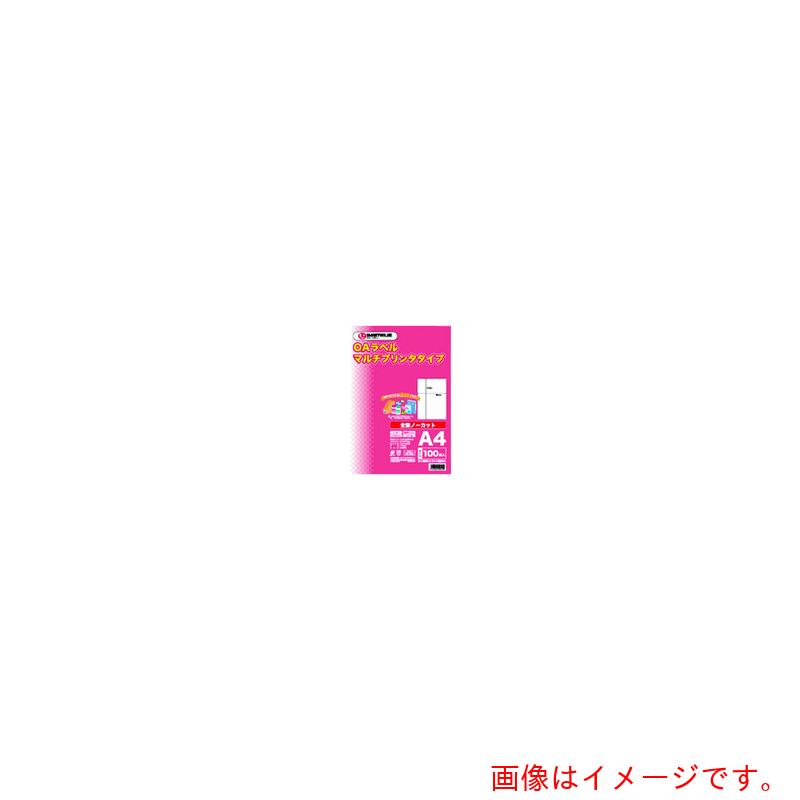特長 ●マルチプリンタタイプのOAラベルです。 ●はく離紙にスリット2本入りです。 仕様 ●規格：全面（ノーカット） ●適合機種：カラーコピー機、モノクロコピー機、カラーレーザー、モノクロレーザー、インクジェット、熱転写プリンタ ●白色度(...