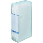 特長 ●かさばるディスクの整理に便利です。 ●整理しやすい背表紙とスリープケース付です。 仕様 ●色：クリア ●収納数(枚)：96 ●外形寸法縦(mm)：275 ●外形寸法横(mm)：150 ●外形寸法背幅(mm)：76 ●1枚あたり収納数...