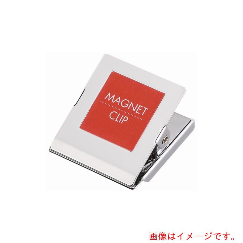 特長 ●厚い書類をしっかりキープします。 ●定番マグネットクリップです。 ●マグネット部分と本体にハトメがしてあるので、マグネットがとれにくいです。 仕様 ●サイズ：中 ●挟口寸法(mm)：35 ●とじ枚数(枚)：約80 ●色：赤 ●幅(m...