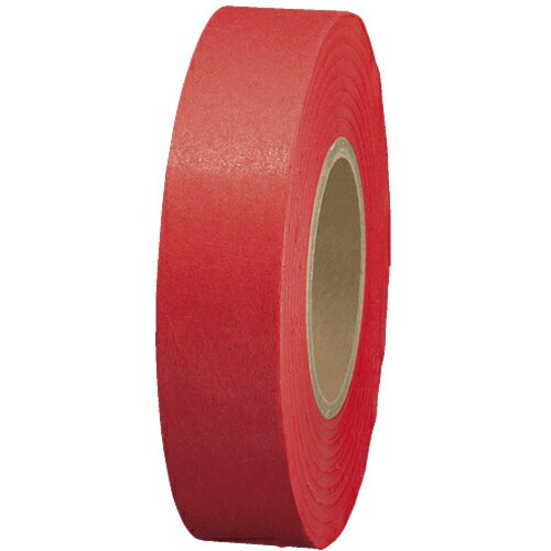 特長 ●イベントの飾り付けの時に便利な紙テープです。 仕様 ●色：赤 ●テープカット条件：手で切れる ●テープ寸法（幅・横）：18mm ●テープ寸法（長）：33000mm ●テープ寸法（厚）：0．05mm ●色数：1色 ●色内訳：赤 ●裏面...