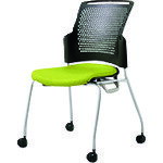 ●会議イス　チェダーC　MC−W63NH　YG　（629437） 質量・質量単位 ●6.4kg 【メーカー名】プラス（株） 【メーカー品番】MC-W63NH YG