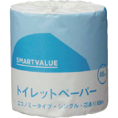 特長 ●ミシン目入りの65mタイプです。 ●幅107mmのエコノミー仕様です。 ●1ロールずつ包装されているので衛生的にお使いいただけます。 ●包装紙も水に流せます。 ●1枚ずつ流して下さい。 仕様 ●タイプ：シングル ●幅(mm)：107...