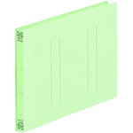 特長 ●とじ具を外すだけ、簡単・分別廃棄可能なノンステッチ（とじしろ接着式）のフラットファイルに、縦罫線タイプです。 仕様 ●用紙サイズ：A5 ●収納数(枚)：180 ●色：グリーン ●穴数：2穴 ●穴間隔(mm)：80 ●縦(mm)：15...