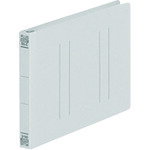 特長 ●とじ具を外すだけ、簡単・分別廃棄可能なノンステッチ（とじしろ接着式）のフラットファイルに、縦罫線タイプです。 仕様 ●用紙サイズ：B6-E ●色：グレー ●穴数：2穴 ●背幅(mm)：18 ●外形寸法：縦138×横197×背幅18m...