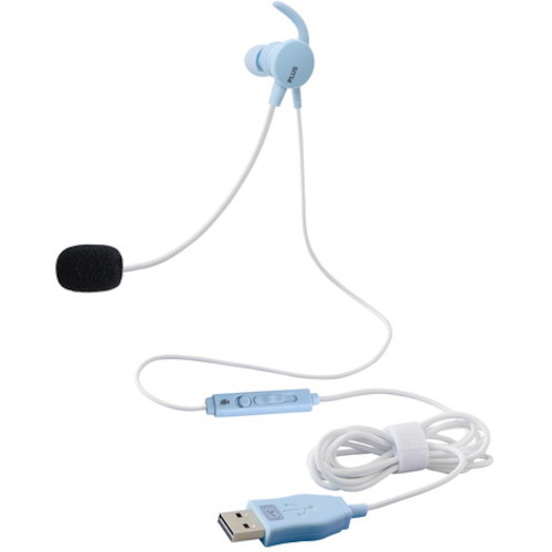 特長 ●耳栓タイプのUSBヘッドセットです。 仕様 ●ケーブル長(m)：1.8 ●幅(mm)：23 ●奥行(mm)：26.5 ●高さ(mm)：18.5 ●ケーブル長(mm)：1800 質量・質量単位 ●0.006kg 注意事項 ●取り寄せ品...