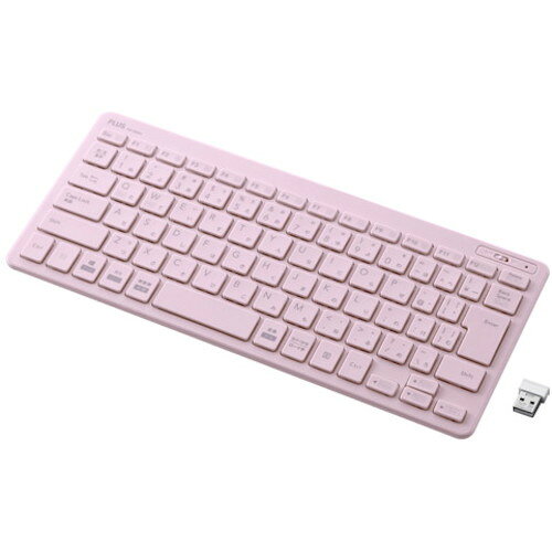 特長 ●一枚板のように美しい最薄部6.5mmの無線薄型ミニキーボードです。 用途 ●在宅ワーク、フリーアドレスオフィス用に。 仕様 ●幅(mm)：289.2 ●奥行(mm)：127.5 ●高さ(mm)：21.2 ●色：ピンク 質量・質量単位...