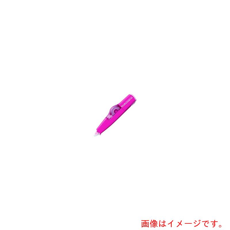 特長 ●ペンスタンドにもすっきり収納できます。 ●先端の小さなローラーが修正部分に密着できます。 ●便利なワンタッチ開閉キャップです。 仕様 ●テープ幅(mm)：4.2 ●テープ長さ(m)：6 ●色：ピンク ●ローラーヘッド：有 ●ヘッド仕...