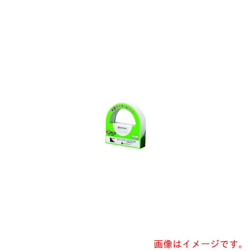 特長 ●環境配慮タイプの両面テープです。 ●テープ残量がすぐわかる小窓付です。 ●お好みのサイズに切りやすい目盛り付です。 ●カッター付です。 ●再生タイプです。 仕様 ●幅(mm)：20 ●長さ(m)：20 ●厚さ(mm)：0.07 ●両...