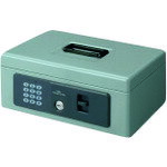 特長 ●鍵がなくても開けれられる電子ロック式です。 仕様 ●外形寸法幅(mm)：315 ●外形寸法奥(mm)：228 ●外形寸法高(mm)：134 ●内形寸法幅(mm)：275 ●内形寸法奥(mm)：175 ●内形寸法高(mm)：98(トレ...