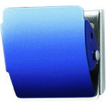 特長 ●背面にホールド．ラバーを搭載したマグネットクリップです。 ●スチール面にフィットし、分厚い書類を挟んでも、ずり落ちずにしっかりキープ、手のあたりがソフトなラウンドフォルムで、手が痛くなりにくいです。 仕様 ●色：ブルー ●外形寸法：...