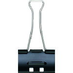 特長 ●空気のように軽く開けられるクリップです。 ●てこの原理を応用し、開く力を大幅にカットしました。（特許出願中） 仕様 ●サイズ：特大 ●挟口寸法(mm)：41 ●とじ枚数(枚)：約160 ●色：ブラック ●縦(mm)：82 ●横(mm...