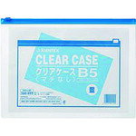 特長 ●整理整とんや仕分けに一役買います。 ●書類を項目ごとに分けたり、用途は様々です。 ●中身の見える透明本体です。 仕様 ●色：青 ●用紙サイズ：B5-S ●外形寸法：縦215×横290mm ●内形寸法：縦195×横280mm ●種別：...