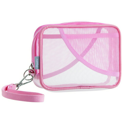 特長 ●メッシュ素材で中身が透けて見えるポーチです。 用途 ●小物用に。 仕様 ●色：ピンク ●幅(mm)：155 ●奥行(mm)：60 ●高さ(mm)：115 ●形状タイプ：ガジェット用 ●メッシュ素材 材質 ●本体：ナイロン・ポリエステ...