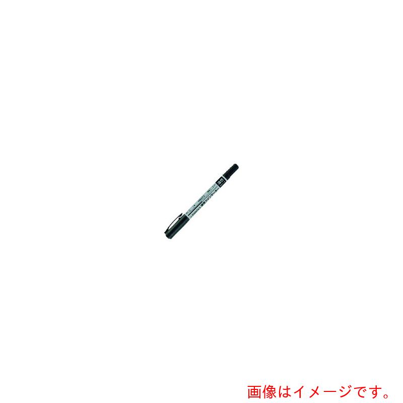 特長 ●ツインタイプの油性マーカーです。 仕様 ●インク色：黒 ●芯径(mm)：0.4、0.9 ●筆記線幅(mm)：0.4、0.9 ●軸径(mm)：11 ●全長(mm)：137 ●線幅：細字0.9mm、極細0.4mm 質量・質量単位 ●0....