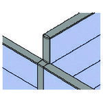 ●LF　連結部材　段差1段　LF−1310D−90T2　DGY　（625178） 質量・質量単位 ●1.3kg 【メーカー名】プラス（株） 【メーカー品番】LF-1310D-90T2 DGY