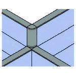 ●LF　連結部材　段差1段　LF−1310D−90X3　DGY　（625193） 質量・質量単位 ●1.5kg 【メーカー名】プラス（株） 【メーカー品番】LF-1310D-90X3 DGY