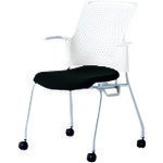 ●会議イス　チェダーC　MB−W53SH　SBK　（629676） 質量・質量単位 ●6.7kg 【メーカー名】プラス（株） 【メーカー品番】MB-W53SH SBK