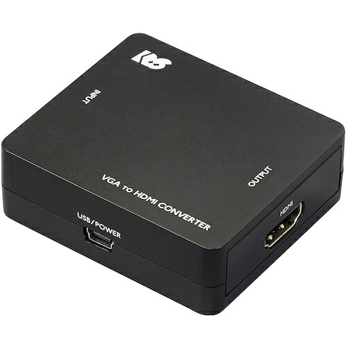 特長 ●パソコンのVGAポートとテレビをHDMIで接続 ●HDMI Audio出力に対応 ●フルHD（1920×1080）対応 ●USB給電でACアダプター不要 ●ドライバのインストール不要 仕様 ●幅(mm)：55 ●奥行(mm)：60 ...