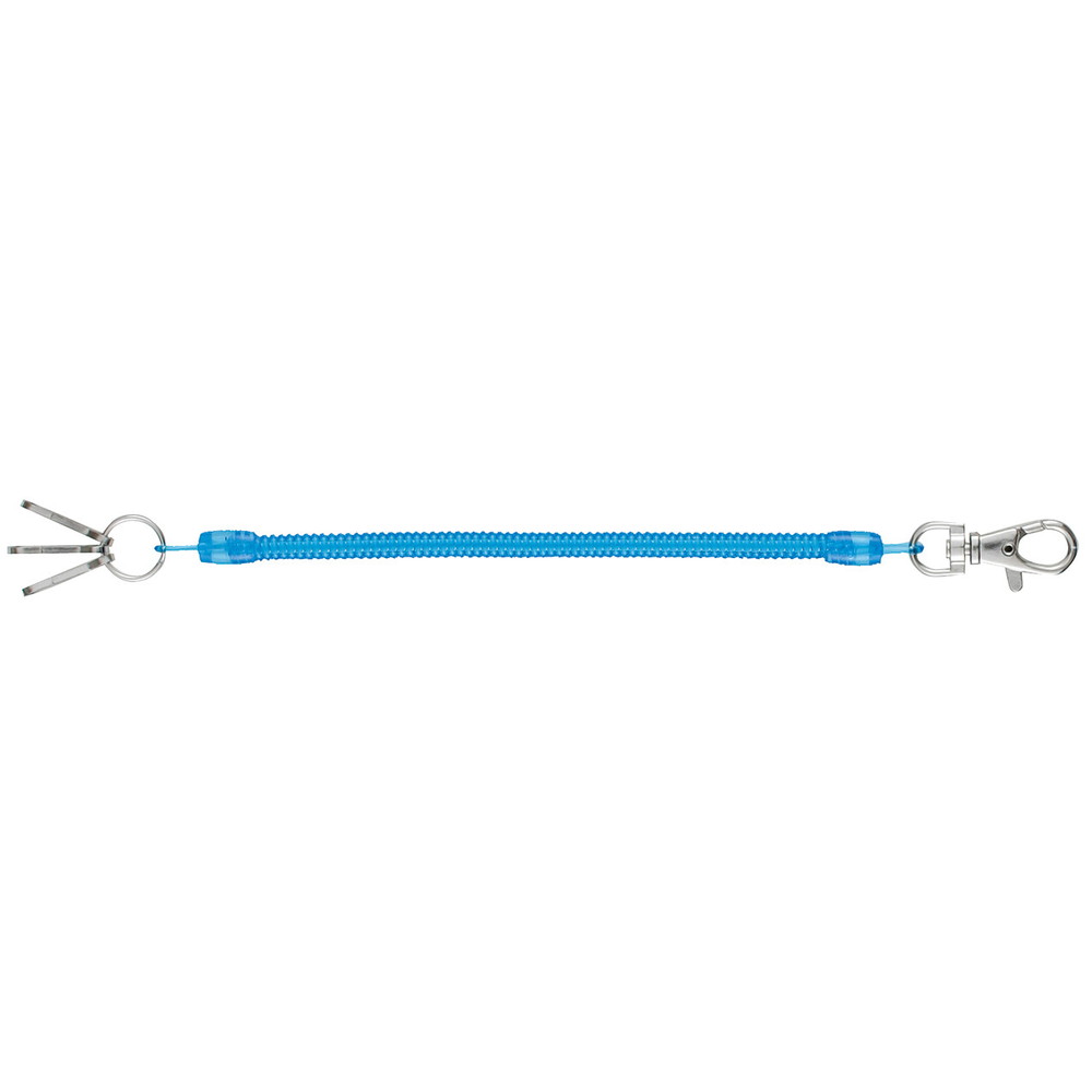 ●カラー： ブルー ●本体サイズ： 全長25cm（コイル部分:14～50cm） ●本体重量： 14g ●素材： 金具:スチール製（鉄）、コイル:ポリウレタン ●仕様： キーフック3連付 【メーカー名】（株）レイメイ藤井 【メーカー品番】GL...