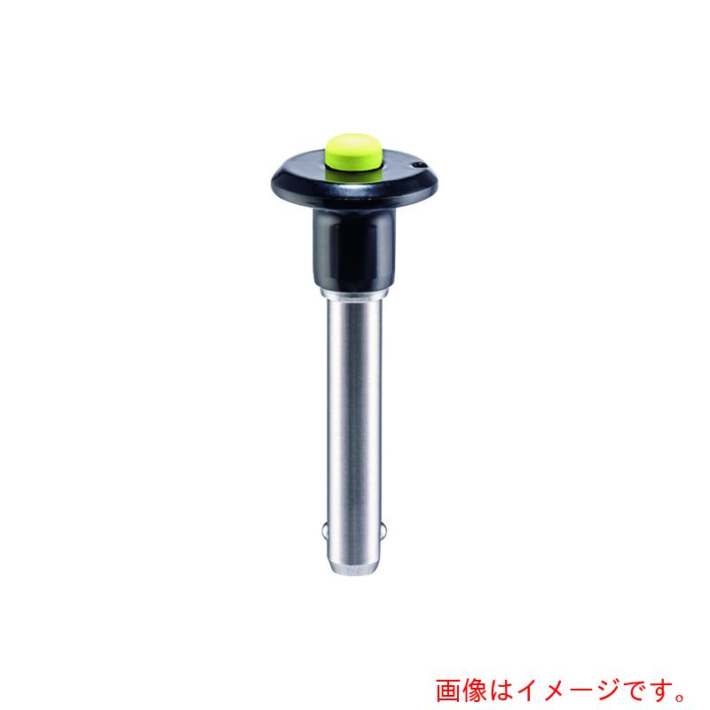 特長 ●頻繁に行うワークの脱着を素早く簡単に行うことが可能です。 ●穴の端面ではなく穴の内径(H11)を固定できます。 ●工具を使わずにピンで簡単にワークを固定することができます。 用途 ●ワークの固定、位置決めに。 仕様 ●ピン長さ(mm...