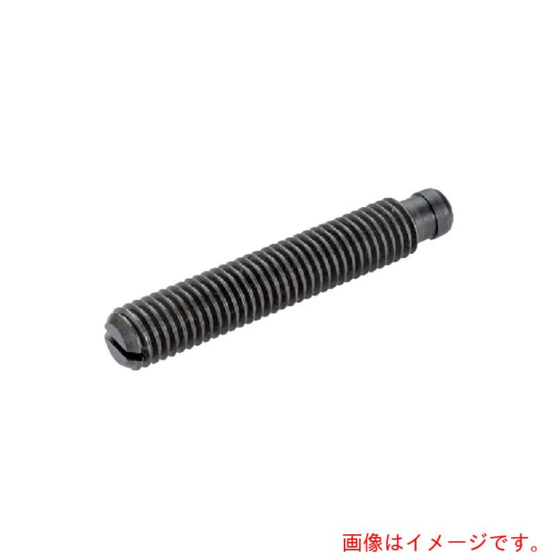 特長 ●スラストポイント付です。 ●グラブスクリューです。 仕様 ●径d1(mm)：M10 ●全長l1(mm)：60 ●ピン径d2(mm)：8 ●ピン長さz2(mm)：9 材質 ●スティール、黒染、強度クラス 5.8、先端部焼入れ 質量・質...