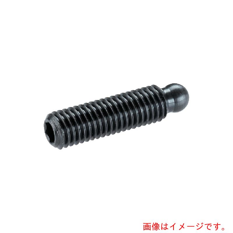 特長 ●ボールポイント付です。 ●グラブスクリューです。 仕様 ●径d1(mm)：M8 ●全長l1(mm)：40 ●ピン径d2(mm)：6.1 材質 ●快削鋼、強度クラス5.8、黒染 質量・質量単位 ●11.0g 注意事項 ●プラスティック...