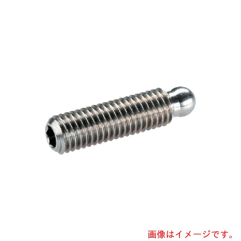特長 ●ボールポイント付です。 ●グラブスクリューです。 仕様 ●径d1(mm)：M8 ●全長l1(mm)：25 ●ピン径d2(mm)：6.1 材質 ●ステンレス鋼 1.4305（SUS303相当） 質量・質量単位 ●5.8g 注意事項 ●...