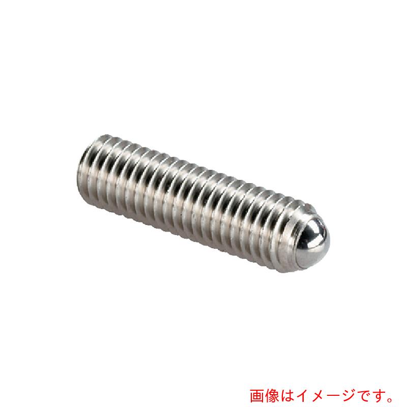 特長 ●ヘッド無し、完全ボール付セッティングスクリューです。 用途 ●ワークに対して垂直でない場合でも固定、締め付け、サポートなどに。 仕様 ●耐荷重(kN)：20(静荷重時) ●外径d1(mm)：M10 ●全長l1(mm)：41.7 ●温...
