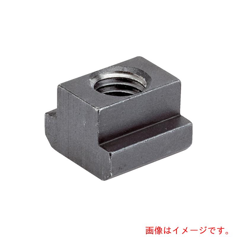 特長 ●T溝に差し込み使用します。 ●黒染めです。 用途 ●T溝に使うナットとして。 仕様 ●適合ボルト：M16 ●T溝幅(mm)：28 ●穴外径d3(mm)：M16 ●外寸e(mm)：44 ●外寸h(mm)：36 ●フランジ高さk(mm)...