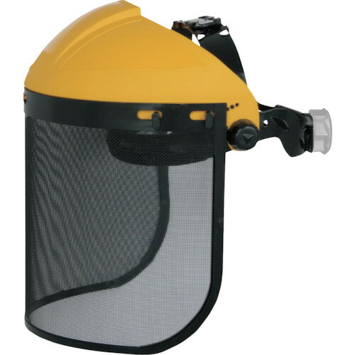 特長 ●飛来物などから顔面を保護するメッシュタイプの防災面です。 ●かぶり型＋ヘッドバンド付きでサイズに合わせて調整できます。 ●メッシュシールドで通気性に優れ不快な曇りがありません。 ●シールド厚さ約2mmでしっかりとした作りながら、軽量...