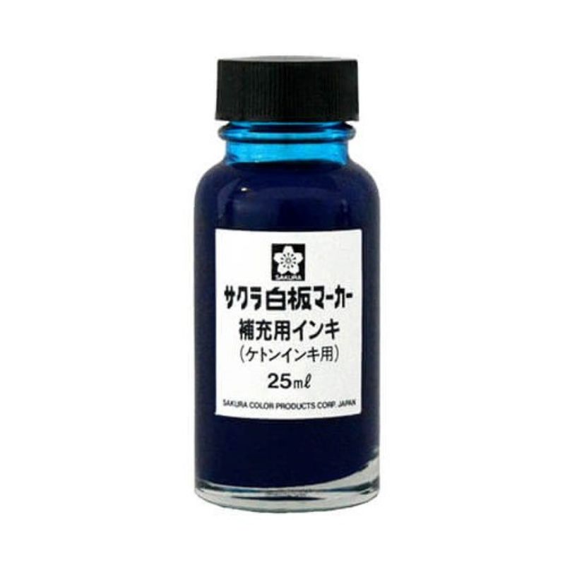 ●サクラ 白板マーカー中字用の補充用インキです。 ●白板マーカー補充用インキです。 ●色名： 青 ●本体サイズ： 縦:30mm ●重量： 76g ●容量： 25ml ●材質： 容器:ガラス、キャップ:ユリヤ、スポイド:PE、ケース:紙 【メ...